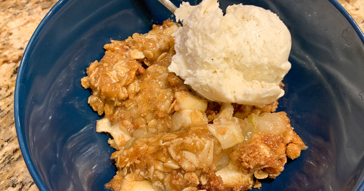 Apple Oatmeal Crisp – Keeping My Sanity